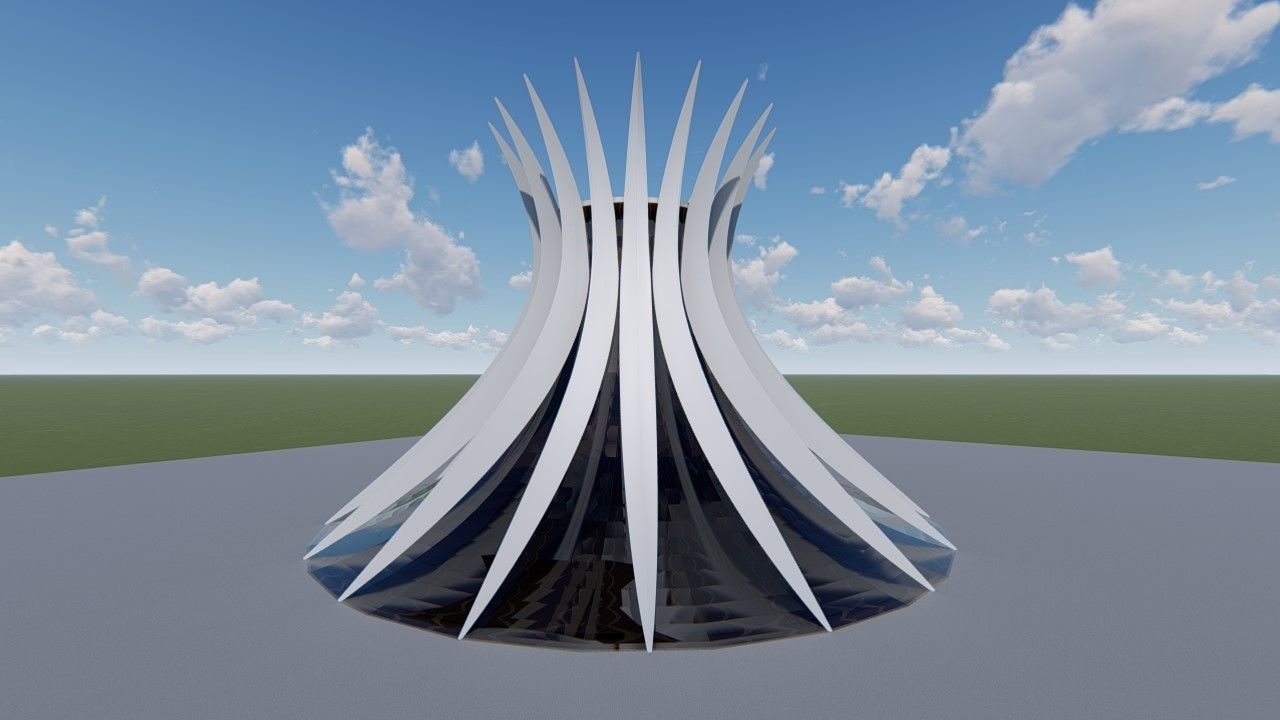 Cathedral Of Brasilia free 3D model | CGTrader