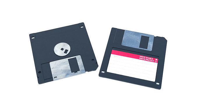 3D model Diskette VR / AR / low-poly | CGTrader