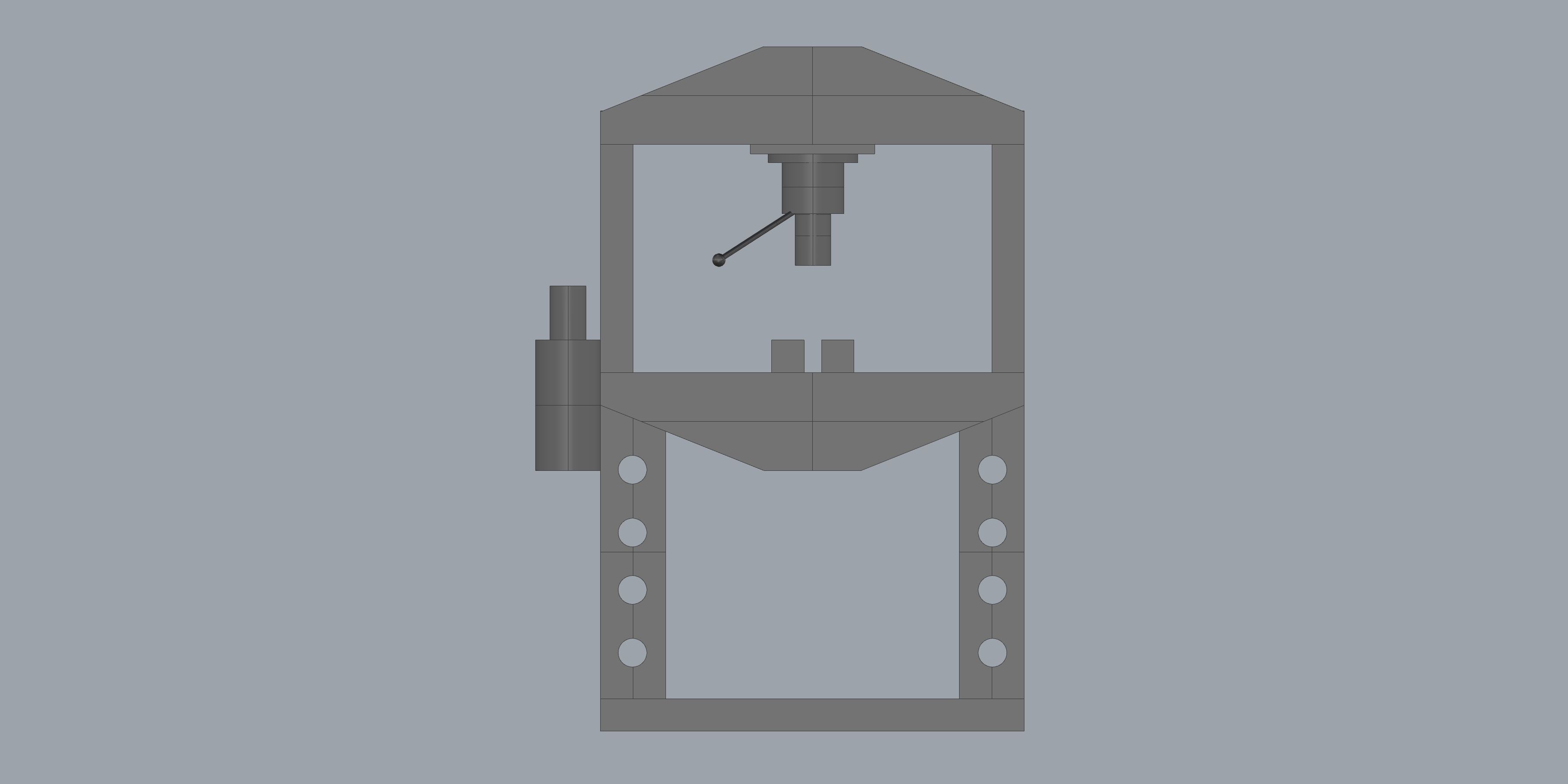 Hydraulic Press Machine 3D model | CGTrader