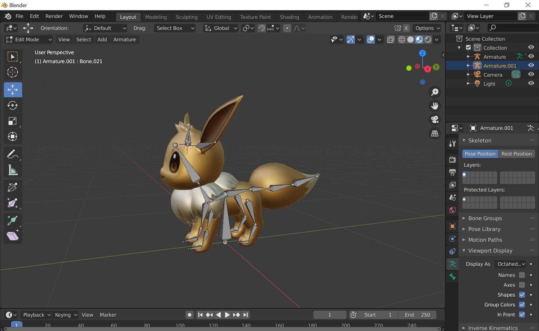 Eevee model free 3D model | CGTrader