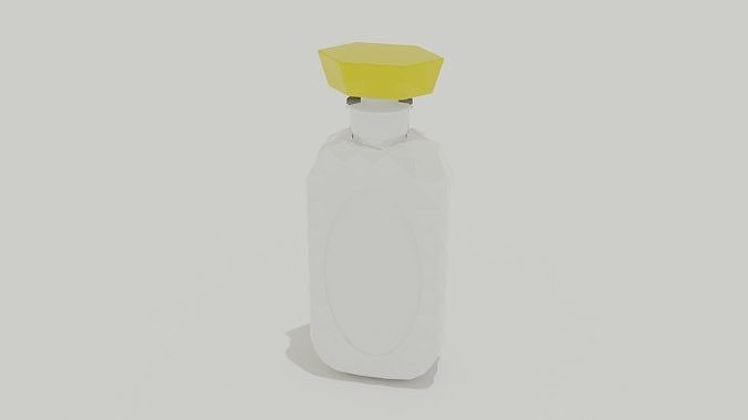 Fancy Bottle free 3D model | CGTrader