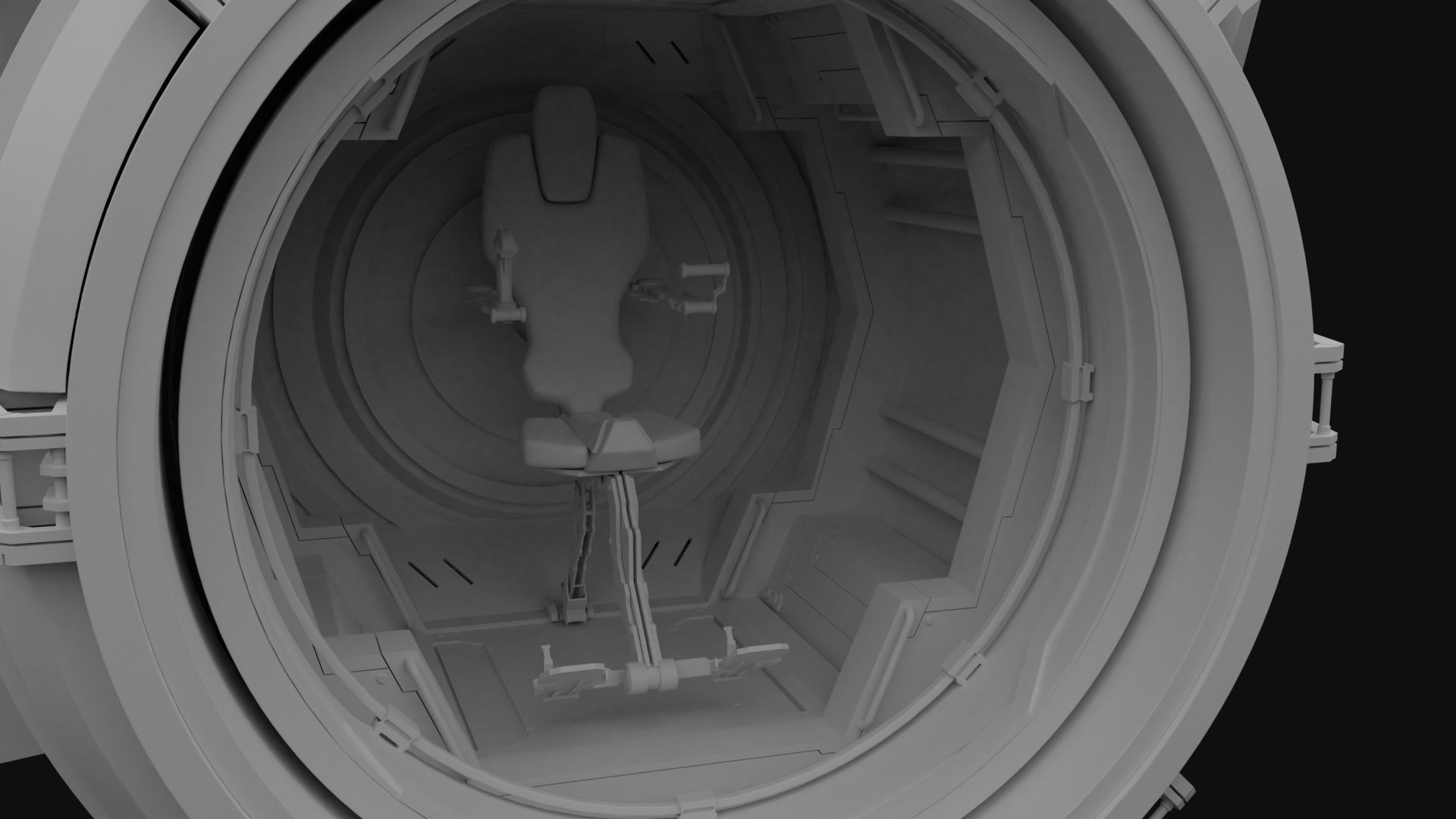 MX101 person in chair 3D model | CGTrader