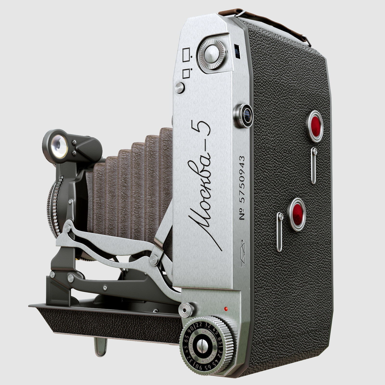 MOSKVA-5 vintage camera 3D model | CGTrader