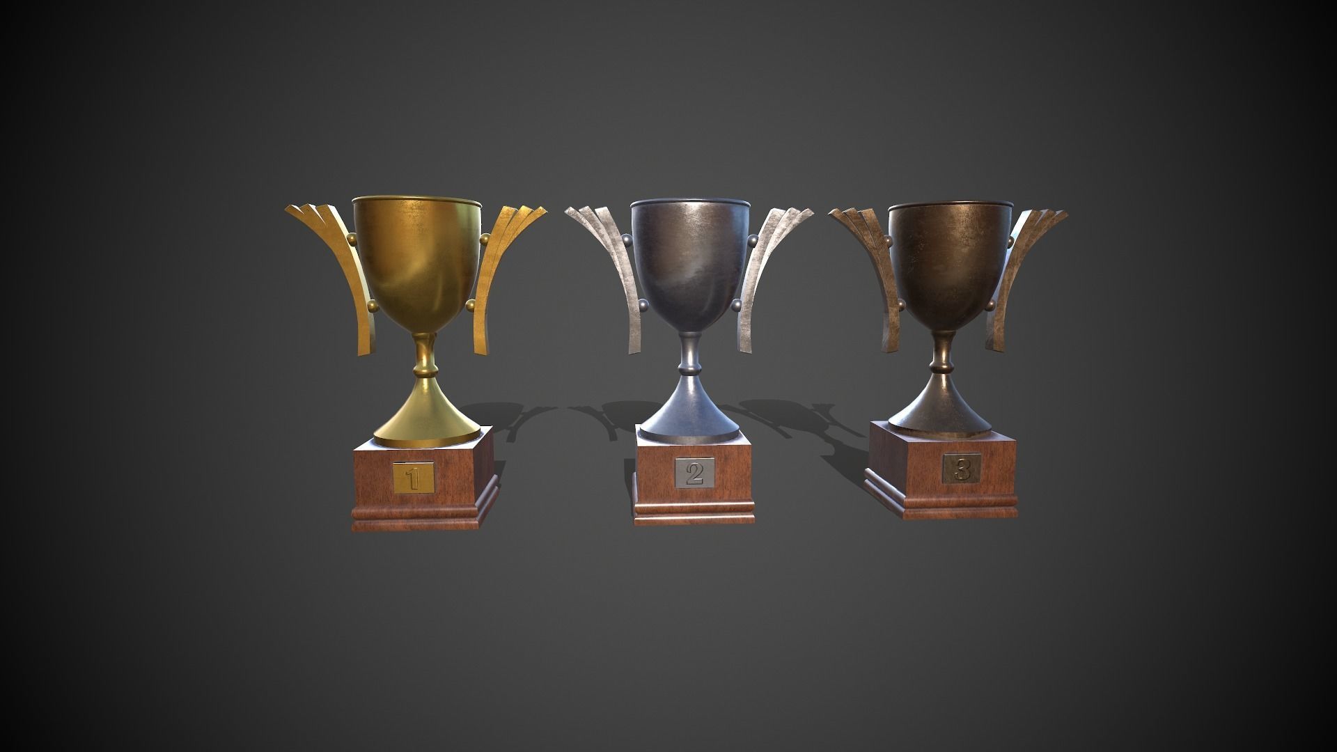 3D model Winner Cup Trophy VR / AR / low-poly | CGTrader