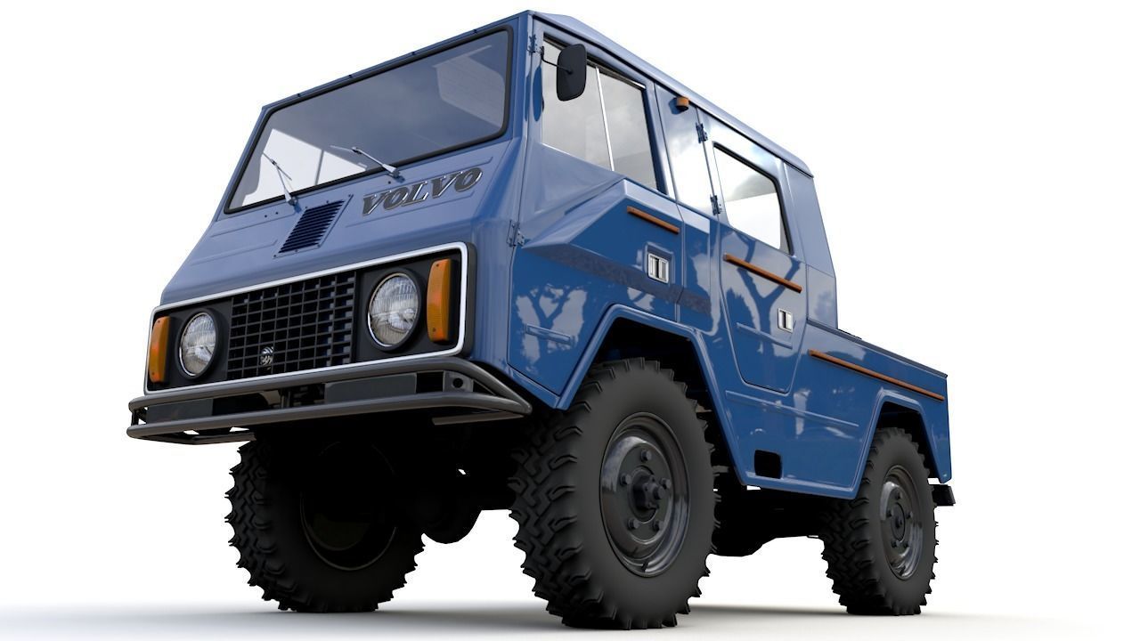 VOLVO LAPLANDER C202 CREWCAB 1977 3D model | CGTrader