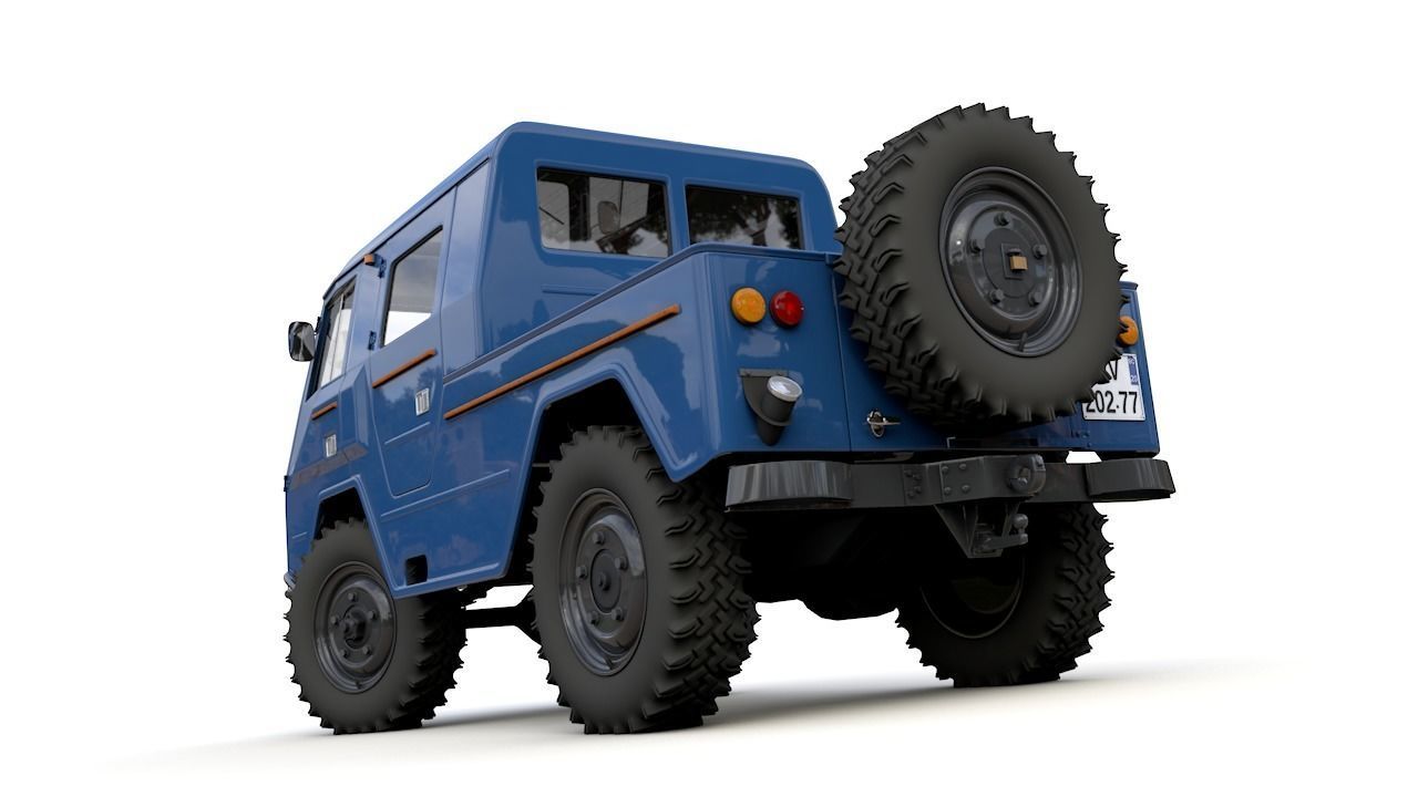 VOLVO LAPLANDER C202 CREWCAB 1977 3D model | CGTrader