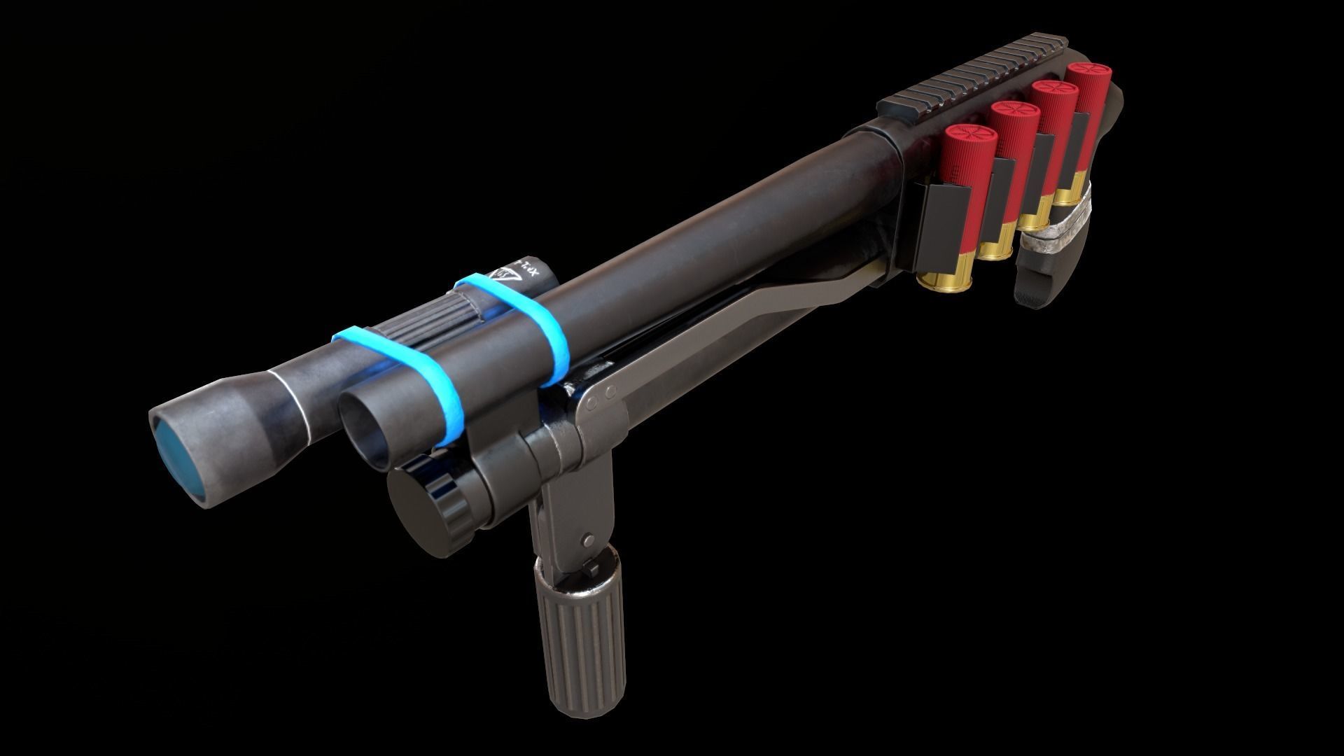 Shotgun Gun - Asset free VR / AR / low-poly 3D model | CGTrader