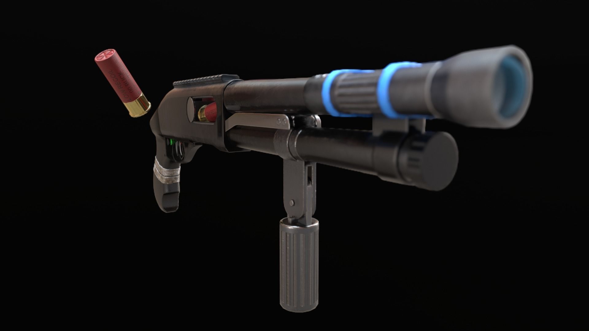 Shotgun Gun - Asset free VR / AR / low-poly 3D model | CGTrader