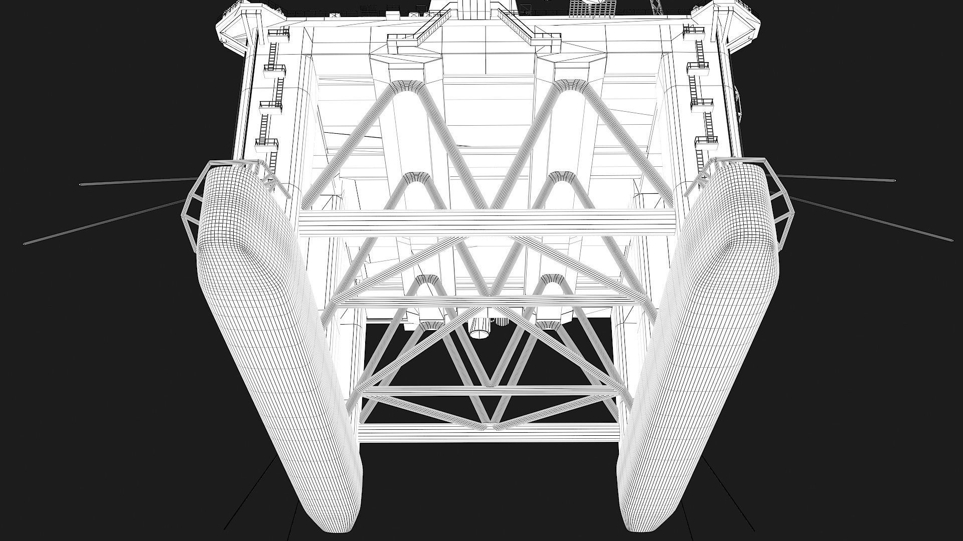 TransOcean Legend Oil Platform 3D model | CGTrader