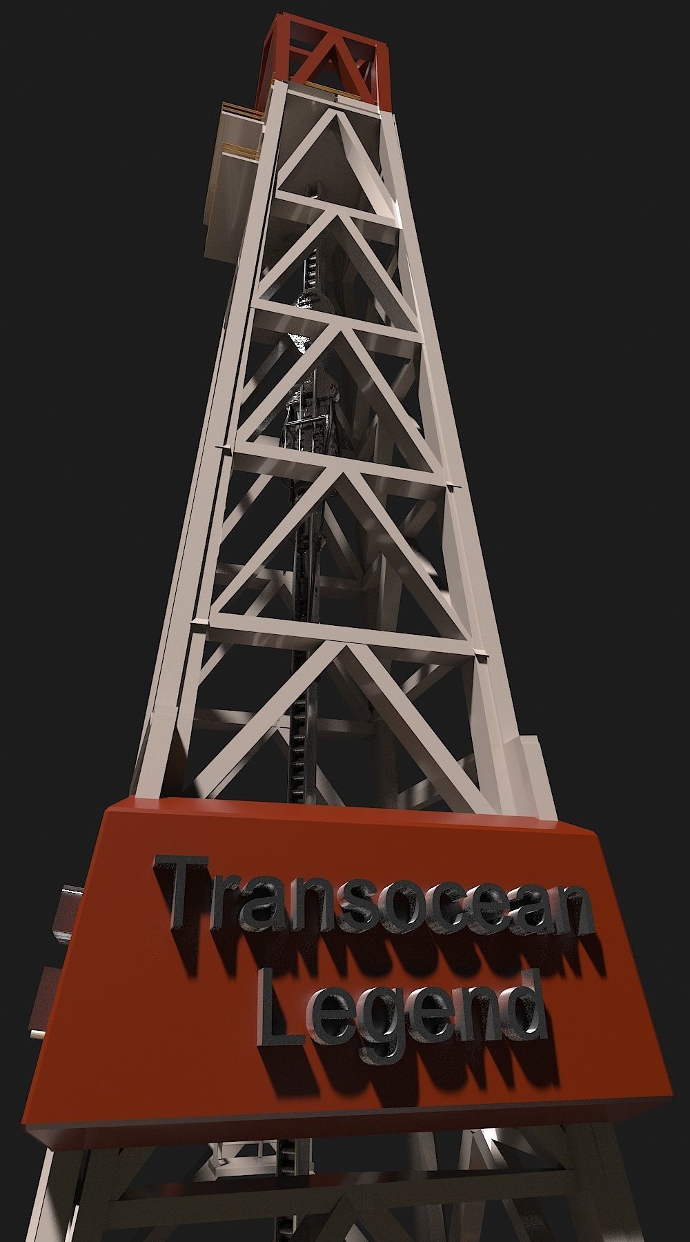 TransOcean Legend Oil Platform 3D model | CGTrader
