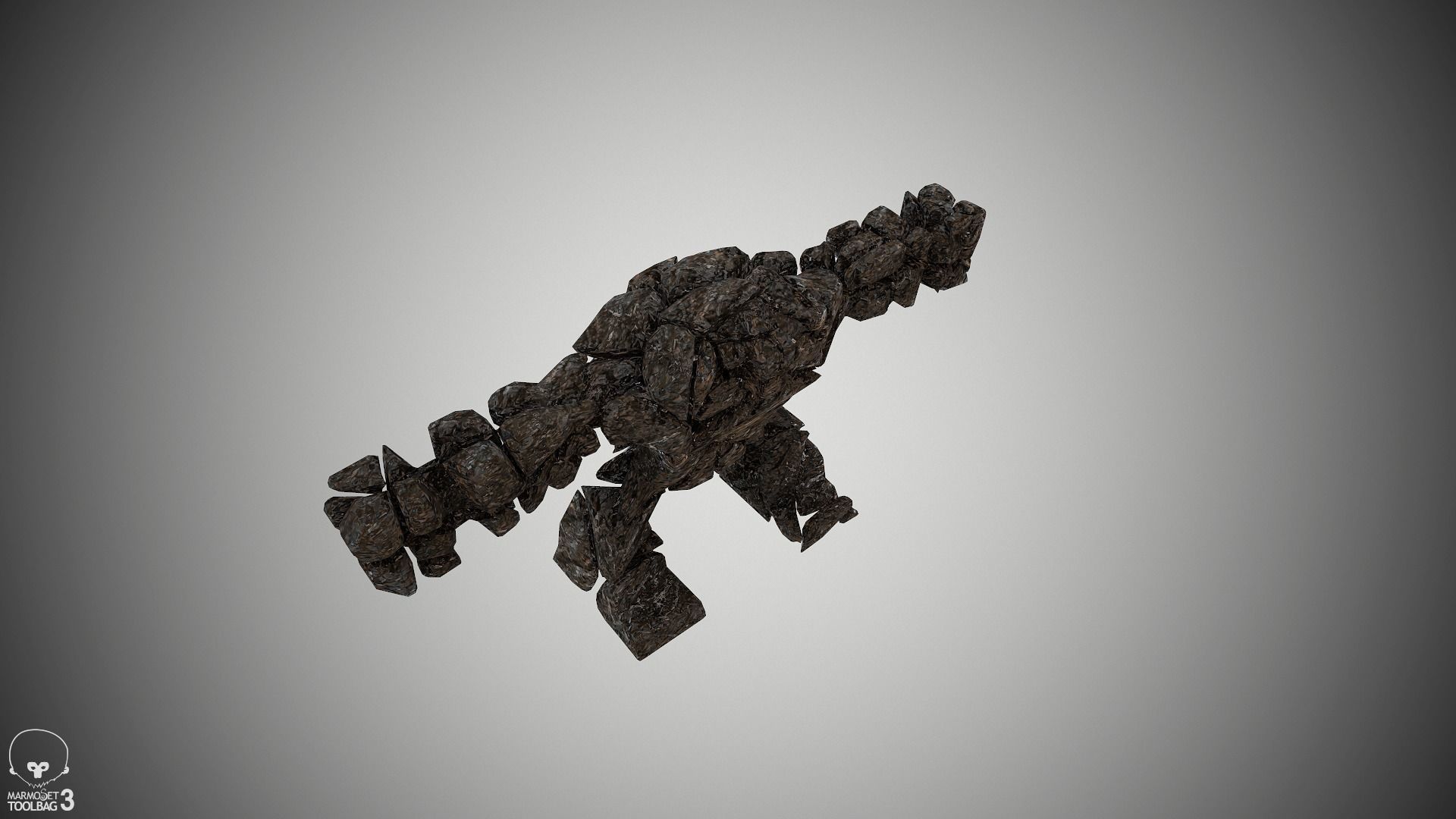 3D model Rock Golem VR / AR / low-poly rigged | CGTrader