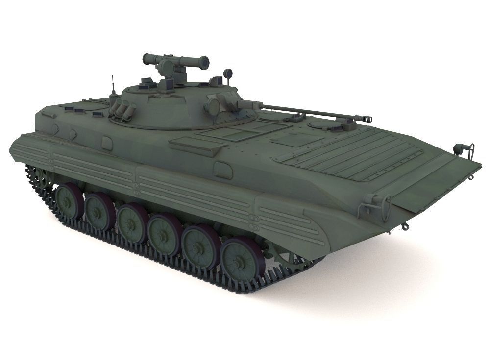 BMP-2 military tank 3D model | CGTrader