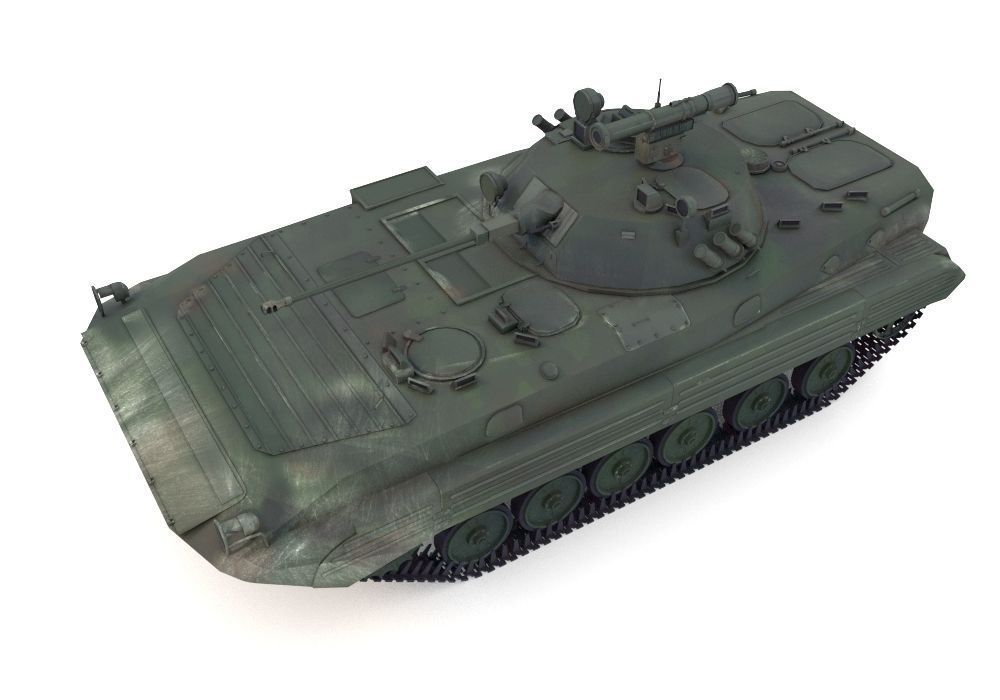 BMP-2 military tank 3D model | CGTrader