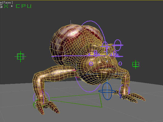 3D model Brain Monster VR / AR / low-poly rigged animated | CGTrader