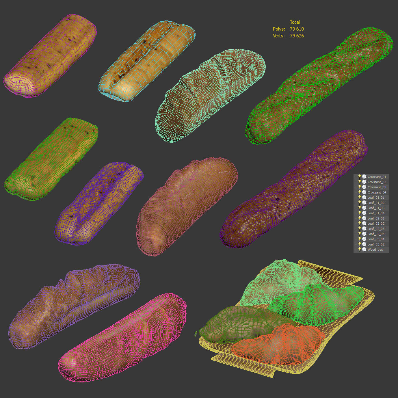 3D model Bakery Set v2 VR / AR / low-poly | CGTrader