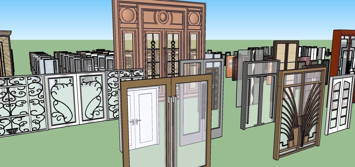 Doors and Windows for Sketchup 3D model | CGTrader