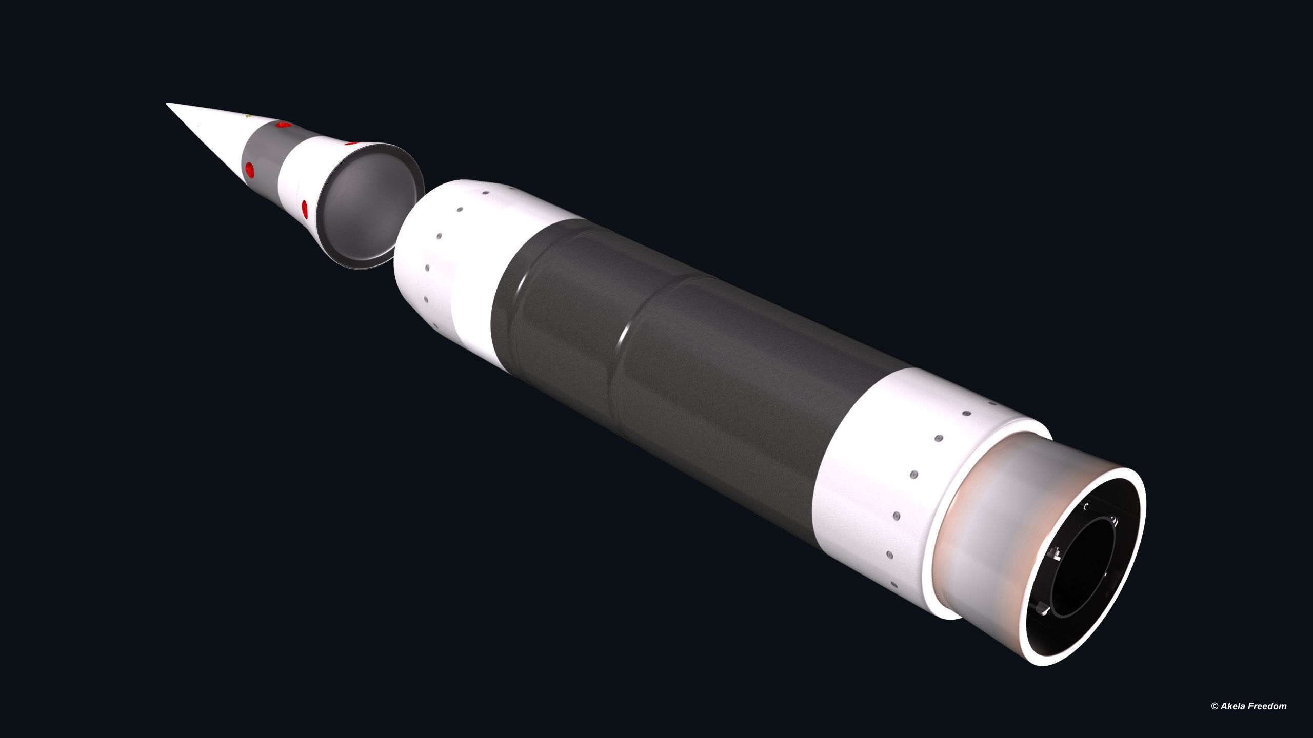 Aster 30 Block 2 3D model animated | CGTrader