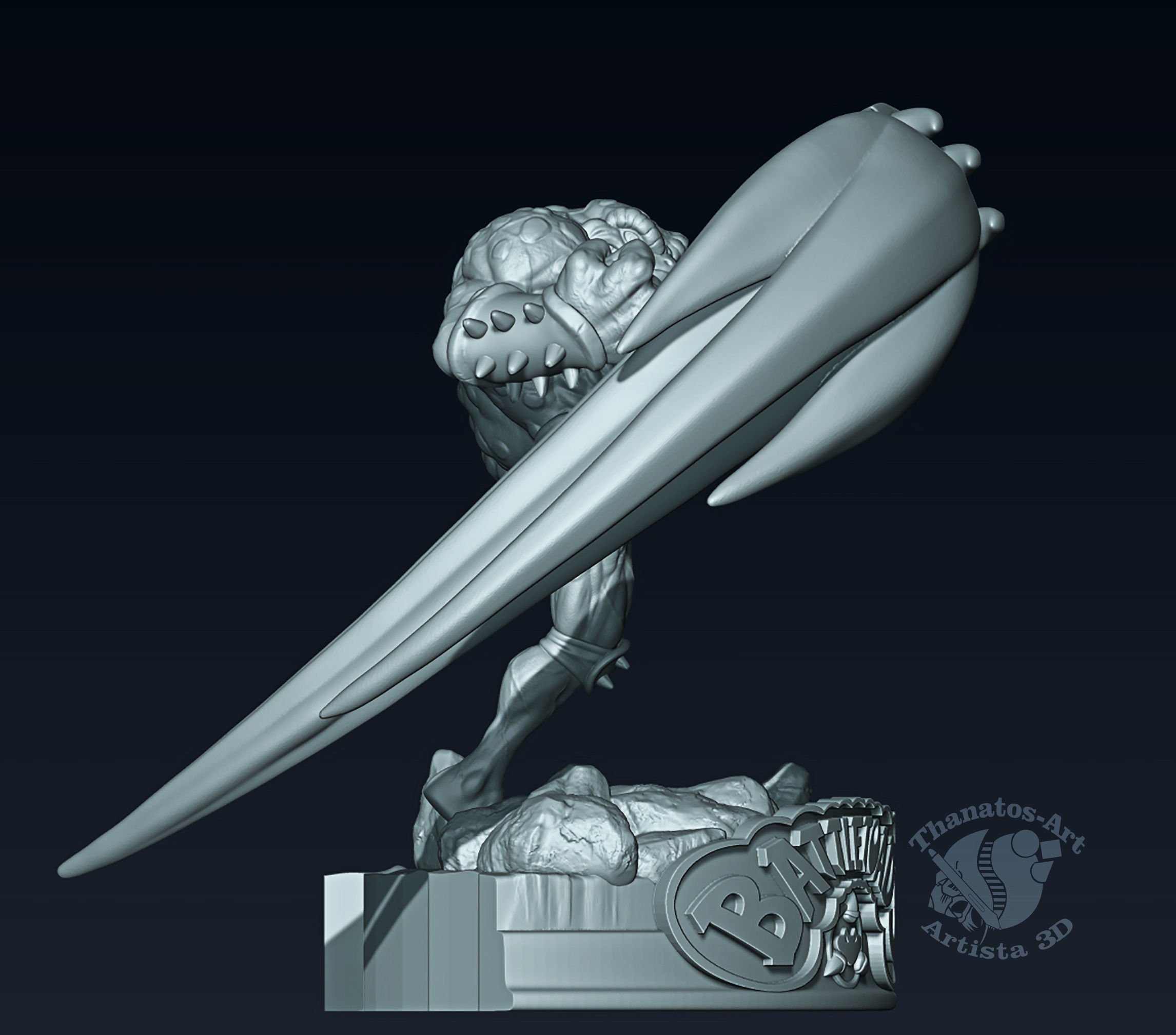 Battletoads Pimple Fan Art 3D model 3D printable | CGTrader