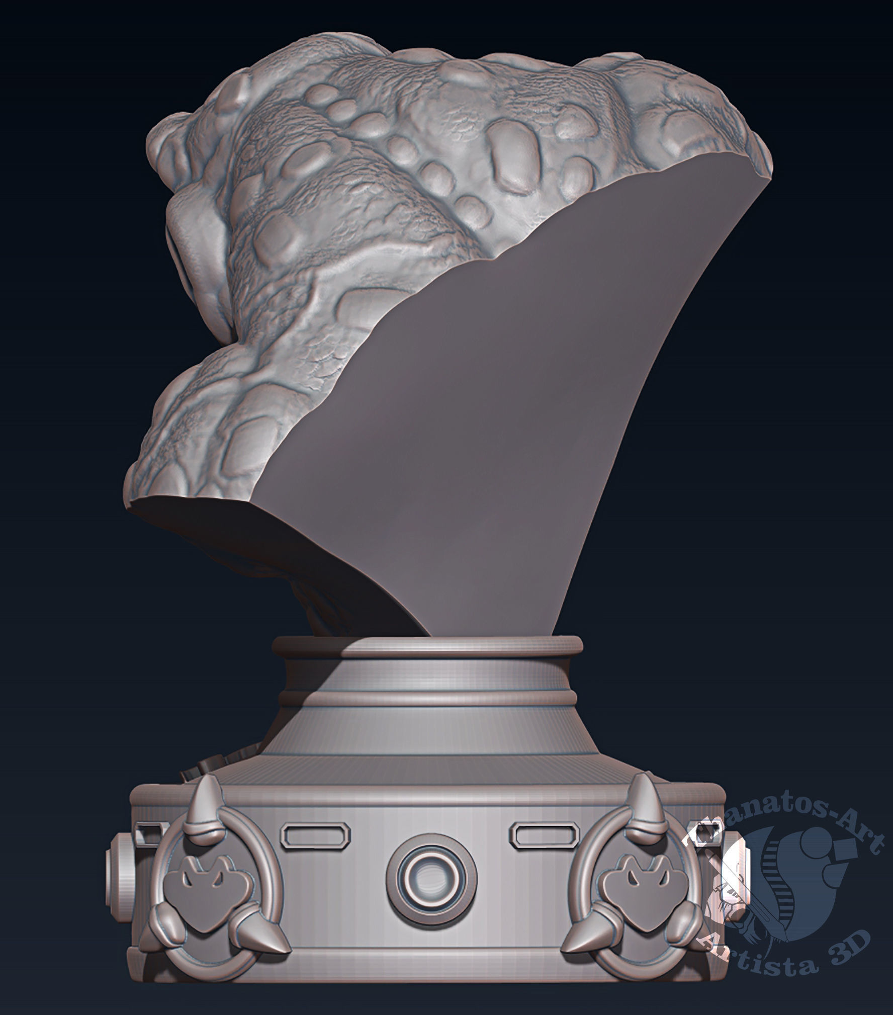 Battletoads Pimple Fan Art 3D model 3D printable | CGTrader