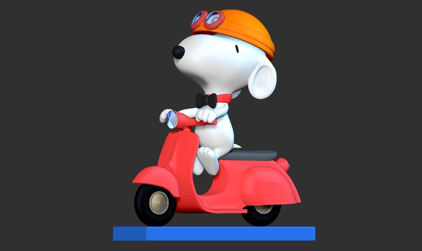 Snoopy Dog 3D model 3D printable | CGTrader