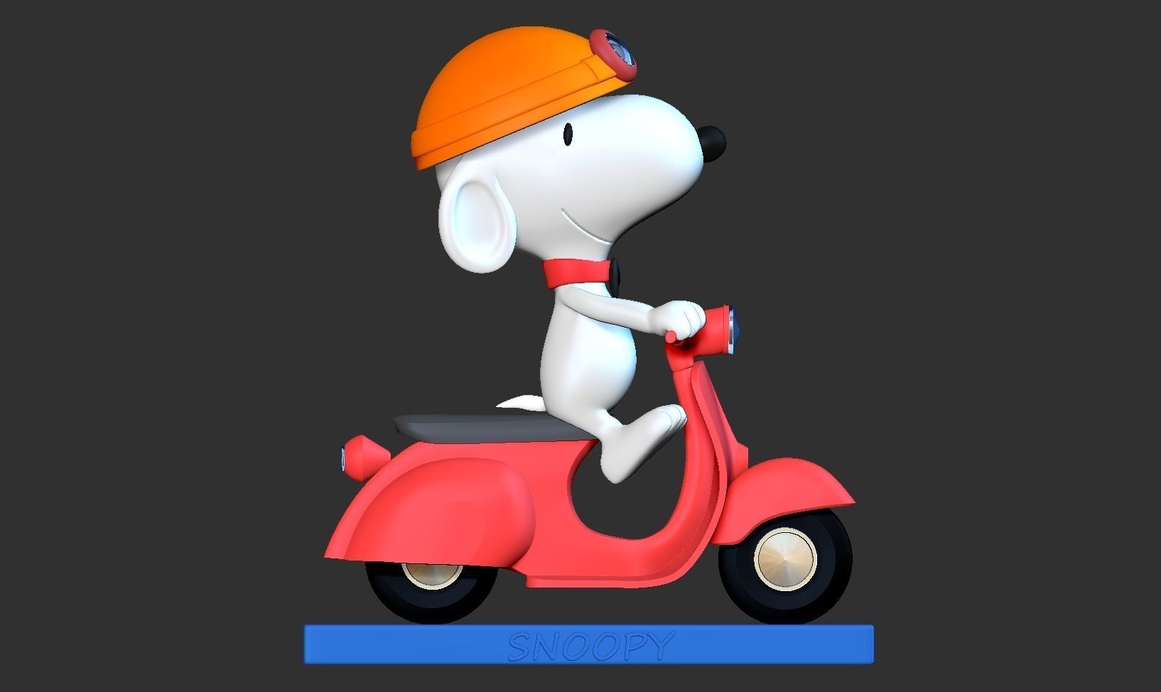 Snoopy Dog 3D model 3D printable | CGTrader