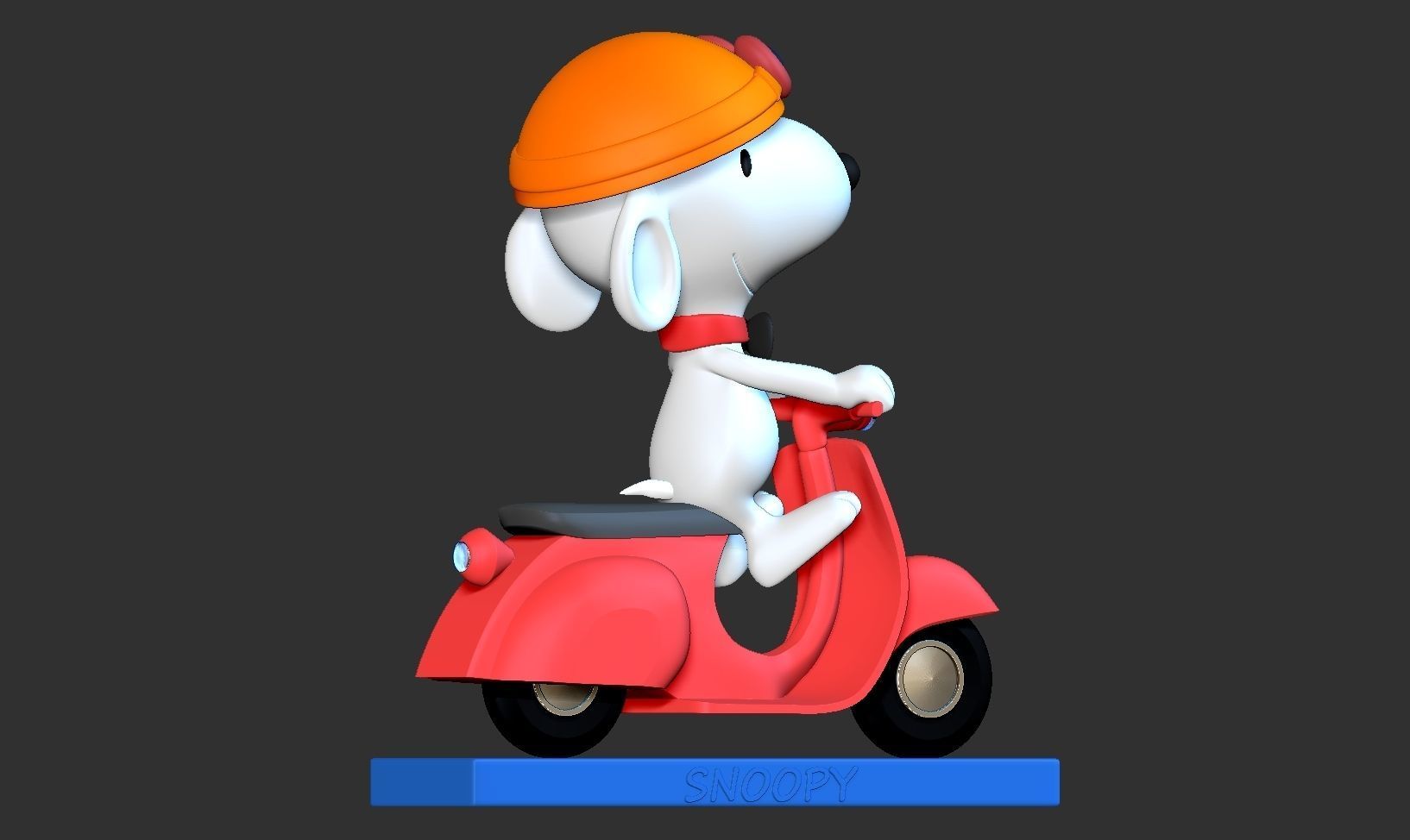 Snoopy Dog 3D model 3D printable | CGTrader