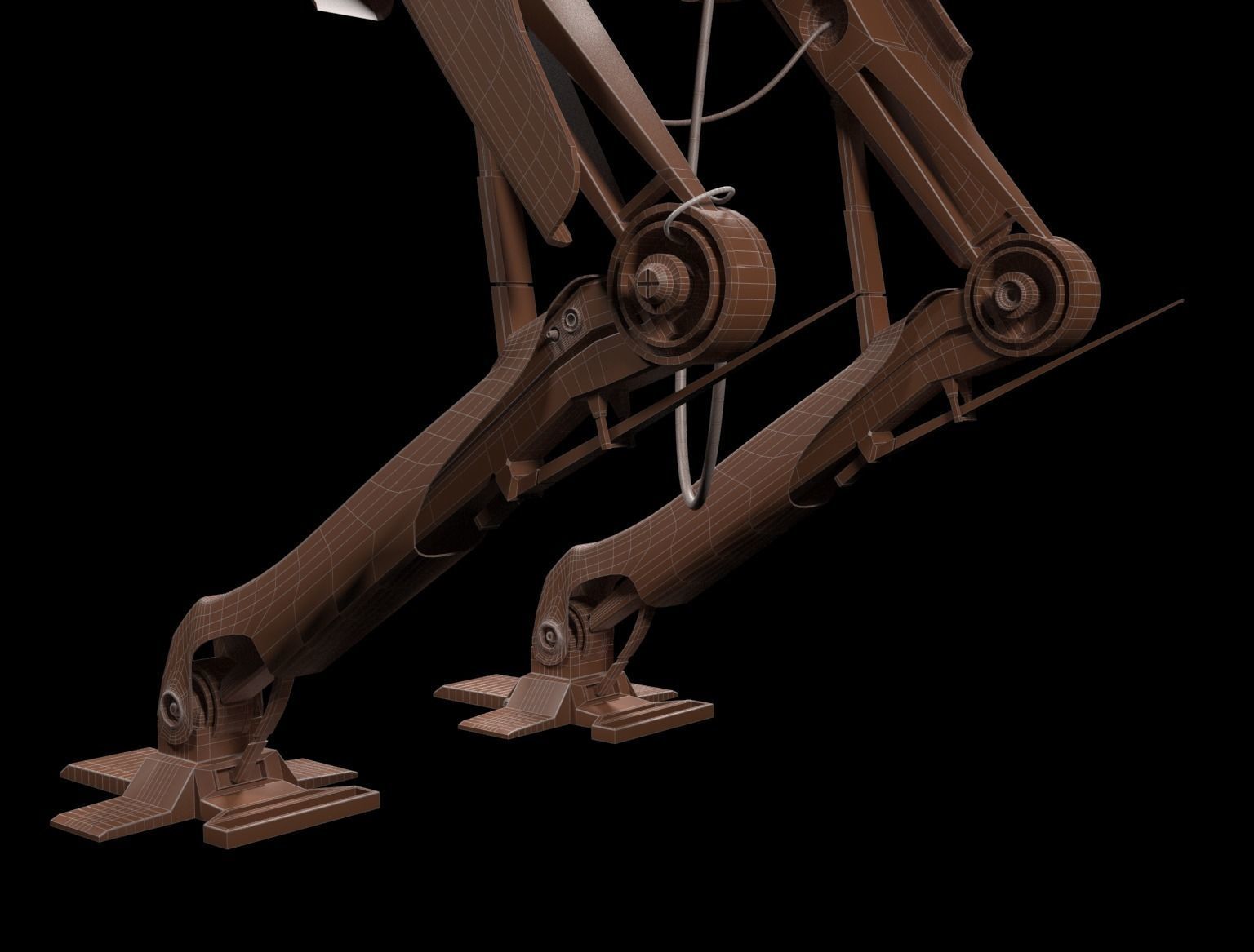 3D model Long Legged Robot VR / AR / low-poly | CGTrader