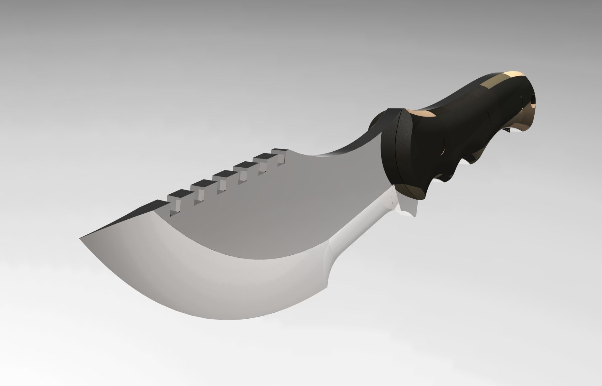 survival knife 3d printing model 3D model 3D printable | CGTrader