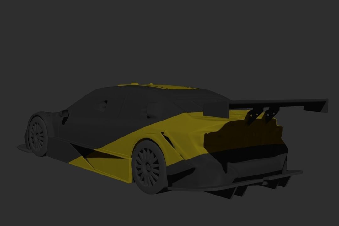 Stock Car 2018 free 3D model 3D printable | CGTrader