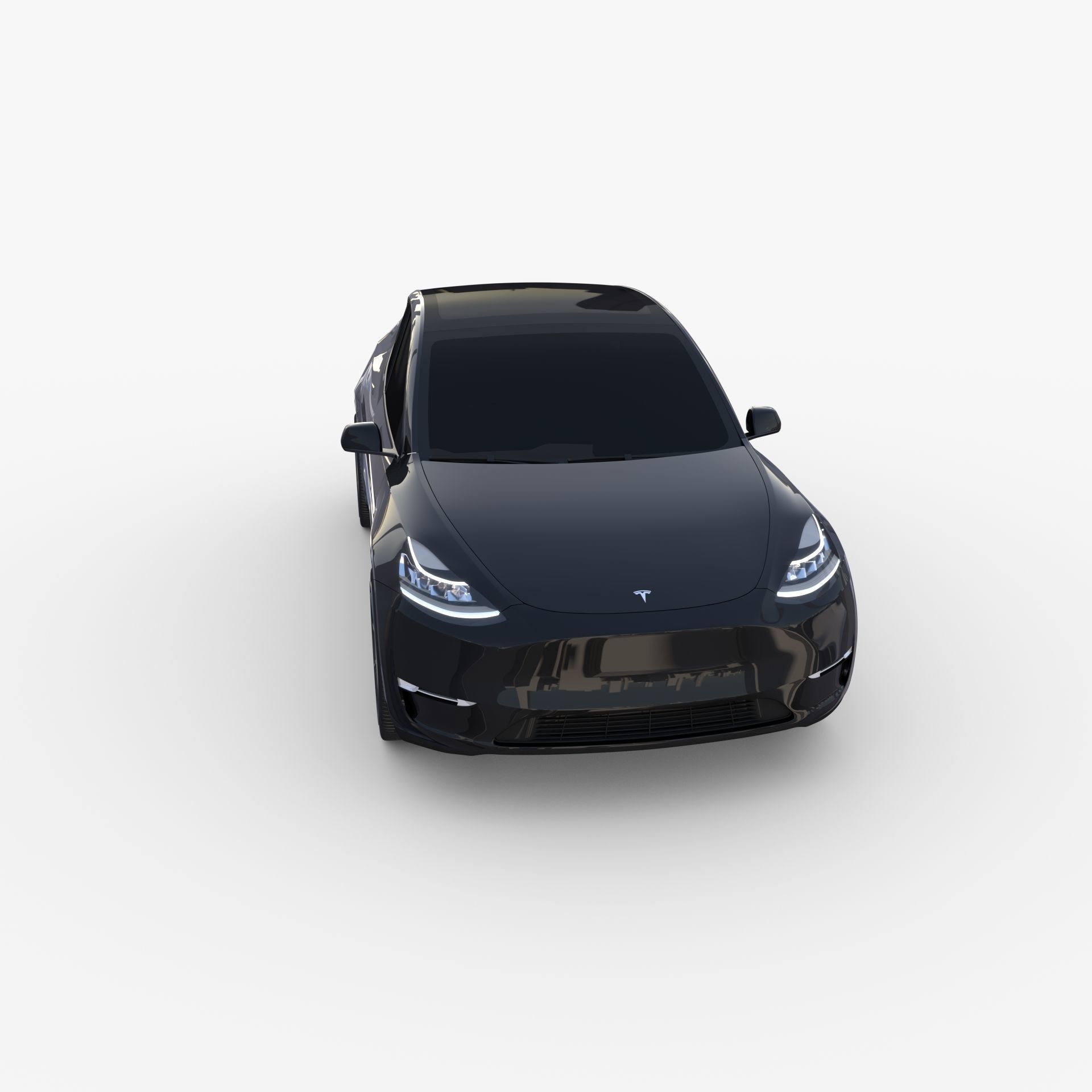 Tesla Model Y Black 3D model | CGTrader