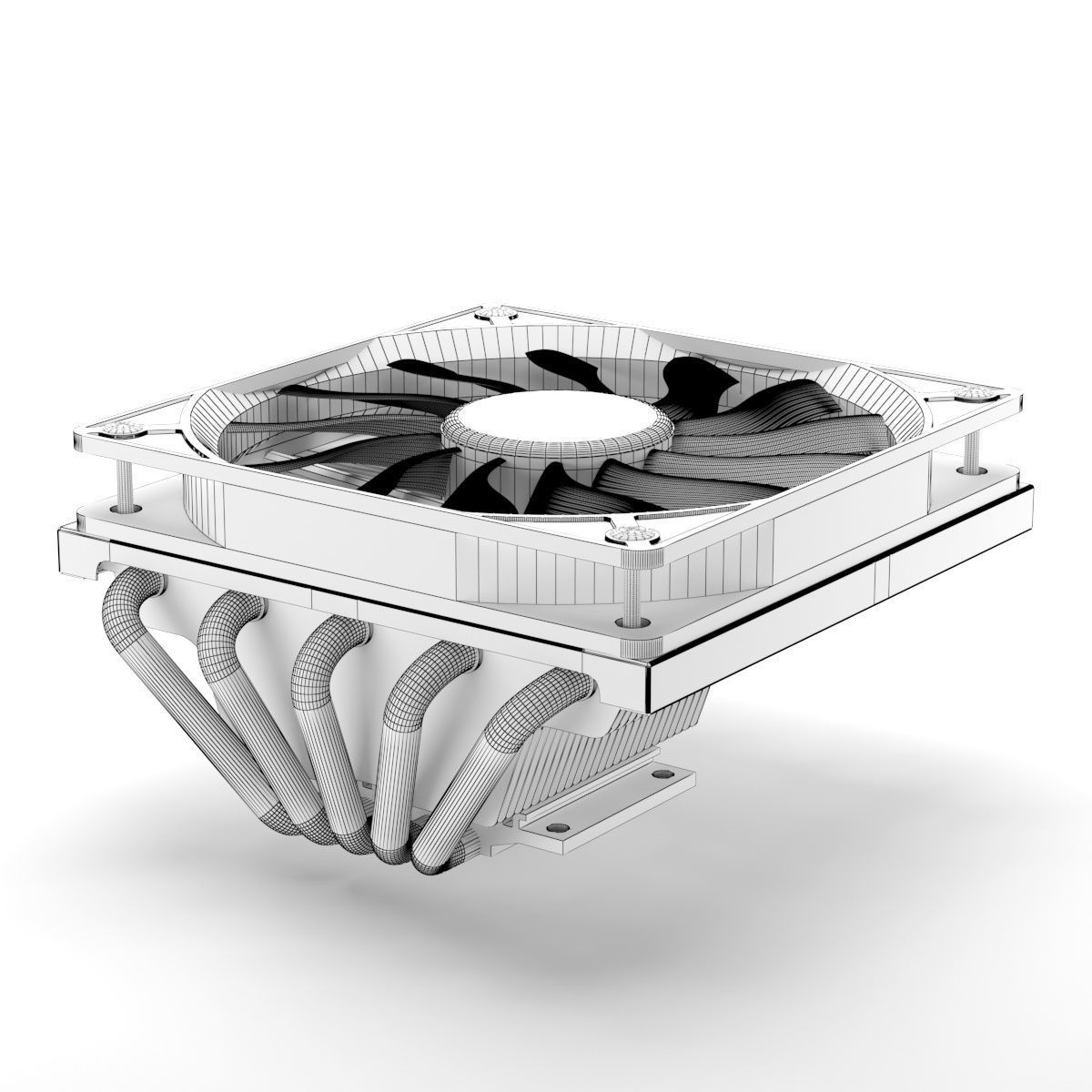 CoolerMaster GeminII M5 LED 3D model | CGTrader