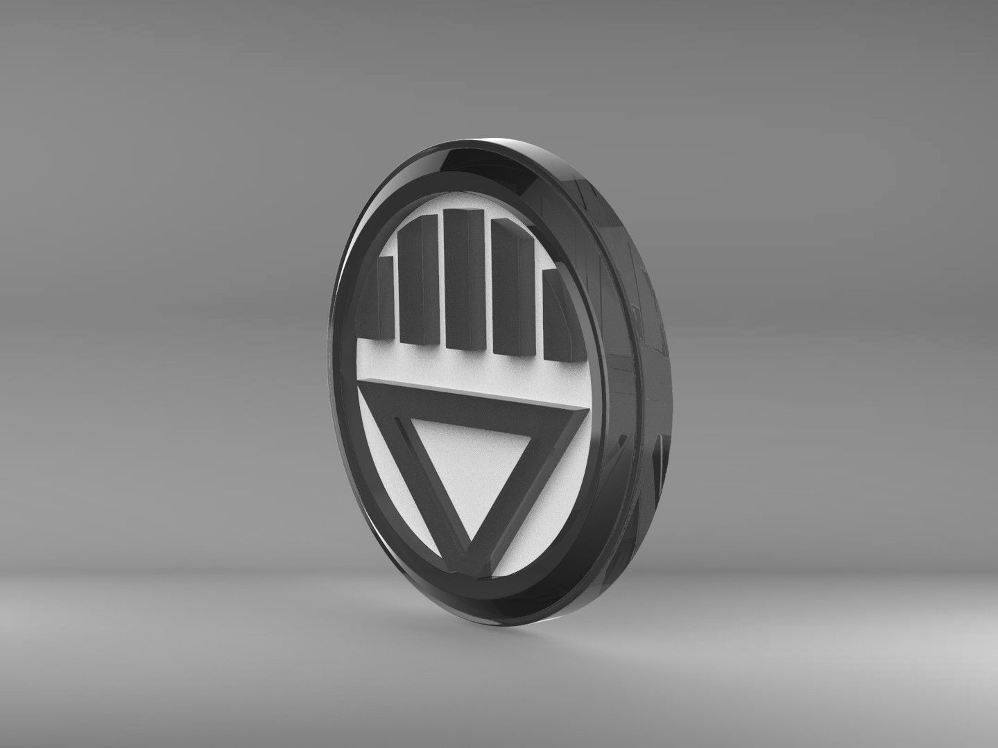 Black Lantern Logo Chest Emblem Symbol 3D model 3D printable | CGTrader