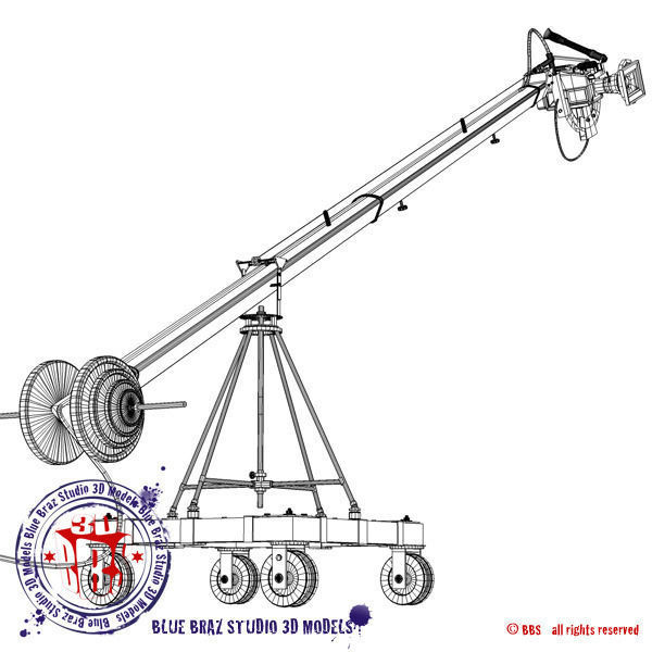 jimmy jib 3D model | CGTrader