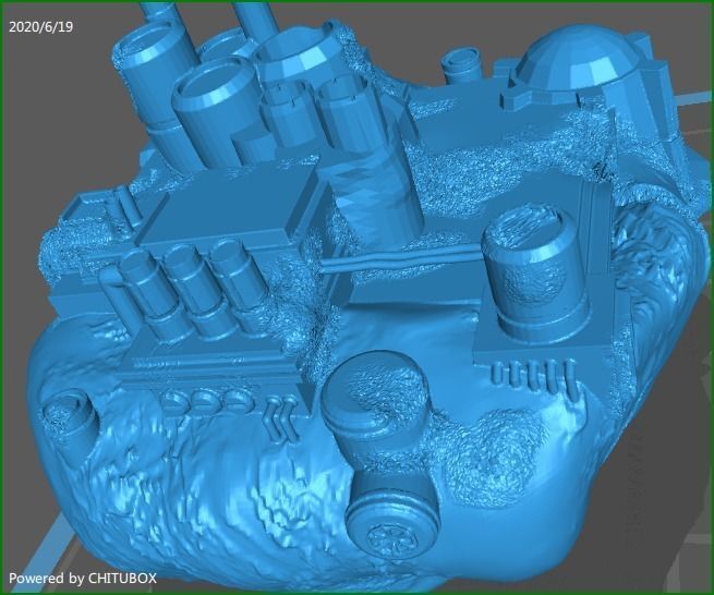 Pirate Base for space wargaming 3D model 3D printable | CGTrader