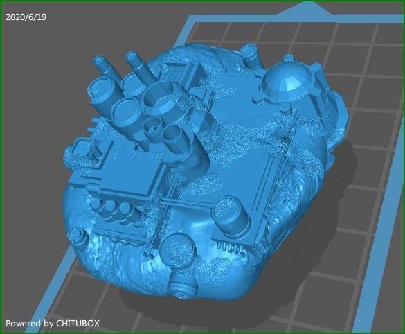 Pirate Base for space wargaming 3D model 3D printable | CGTrader