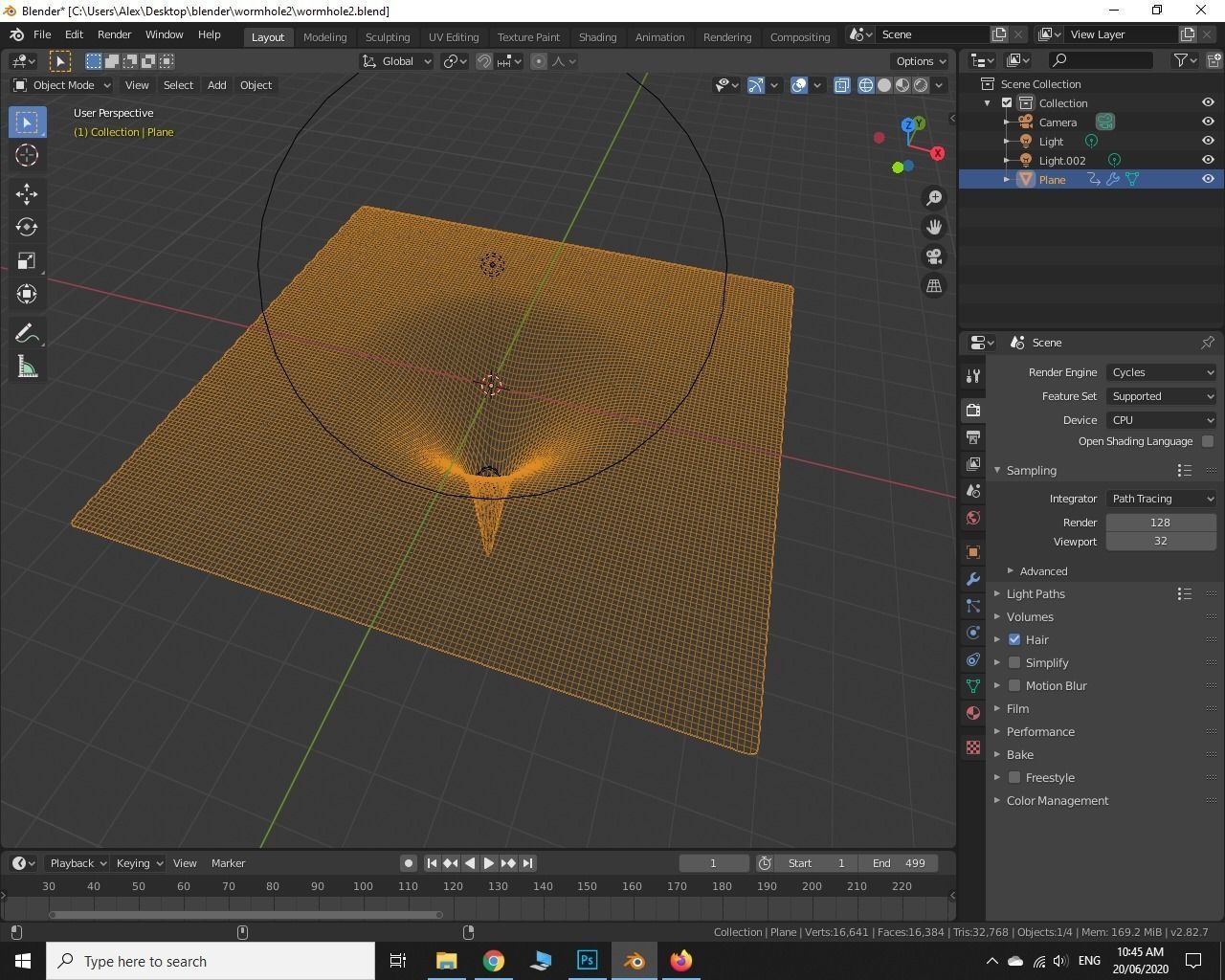 Wormhole Black Hole Galaxy 3D model animated | CGTrader