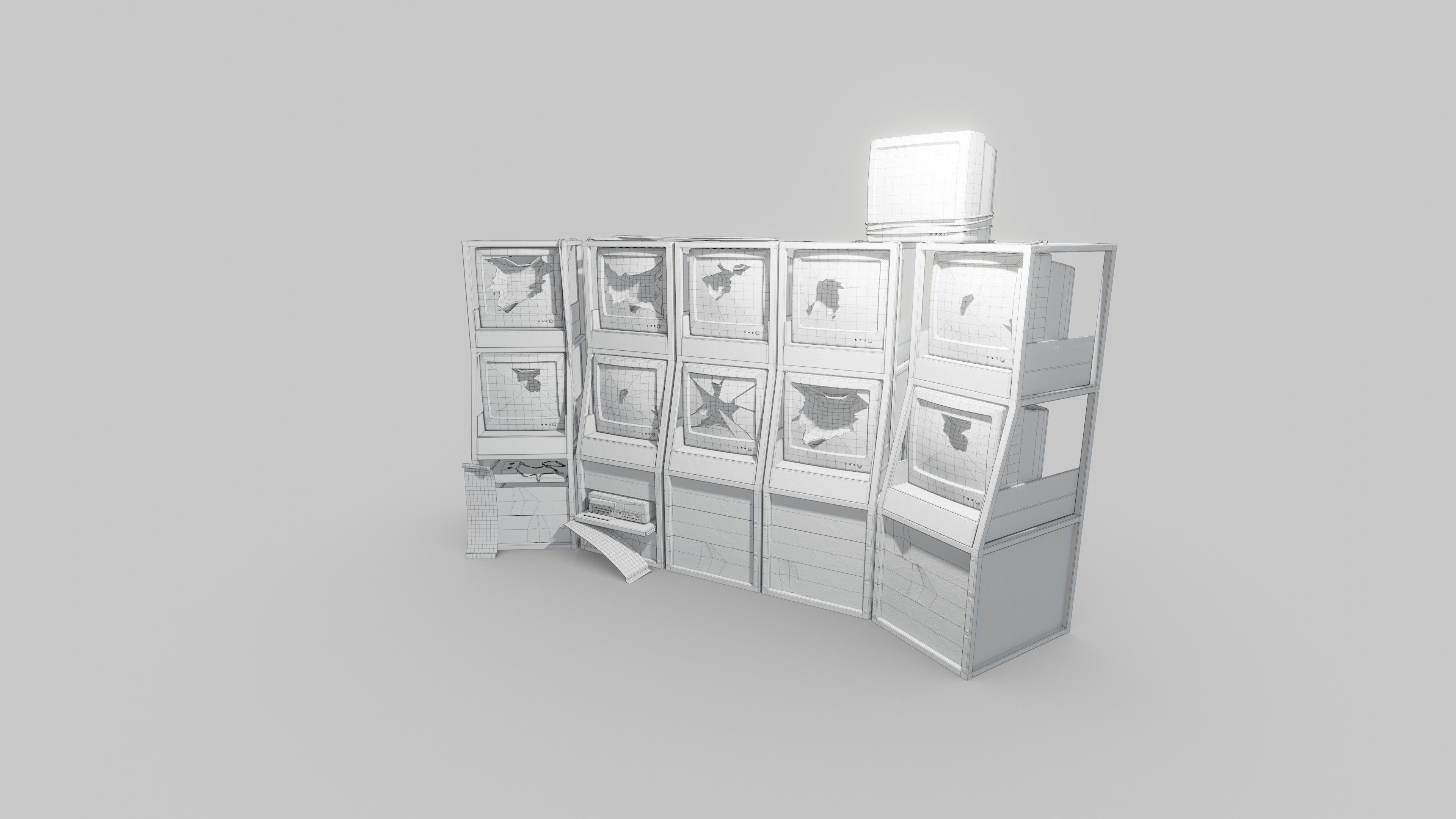 CCTV Rack free VR / AR / low-poly 3D model | CGTrader