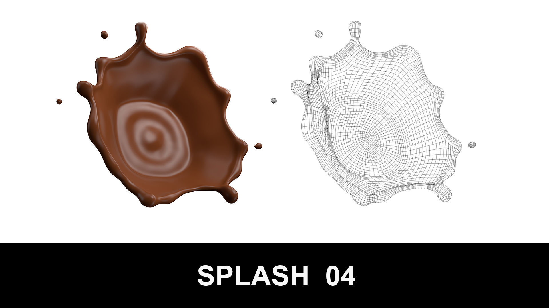splash set 3D model | CGTrader