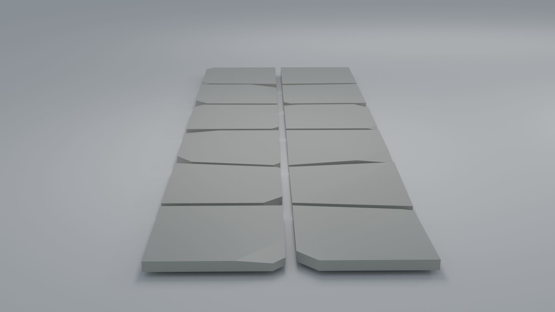 3D model Lowpoly PathwayBlocks set of squares VR / AR / low-poly | CGTrader