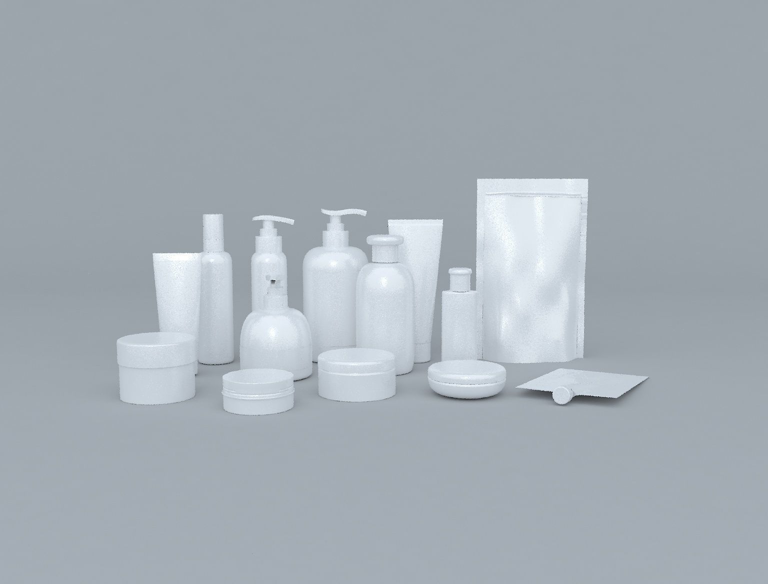 Bottles packaging 3D model | CGTrader