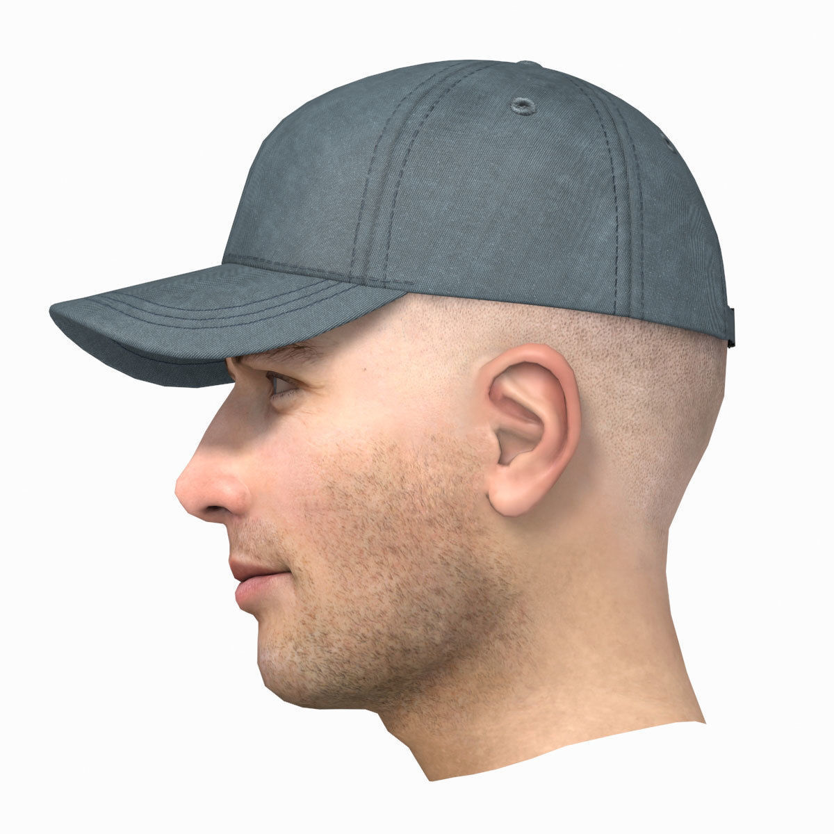 Man head 3D model | CGTrader
