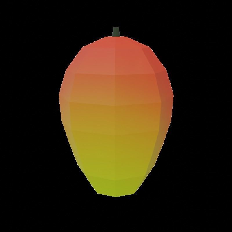 3D model 20 Fruits - Flat Shaded VR / AR / low-poly | CGTrader