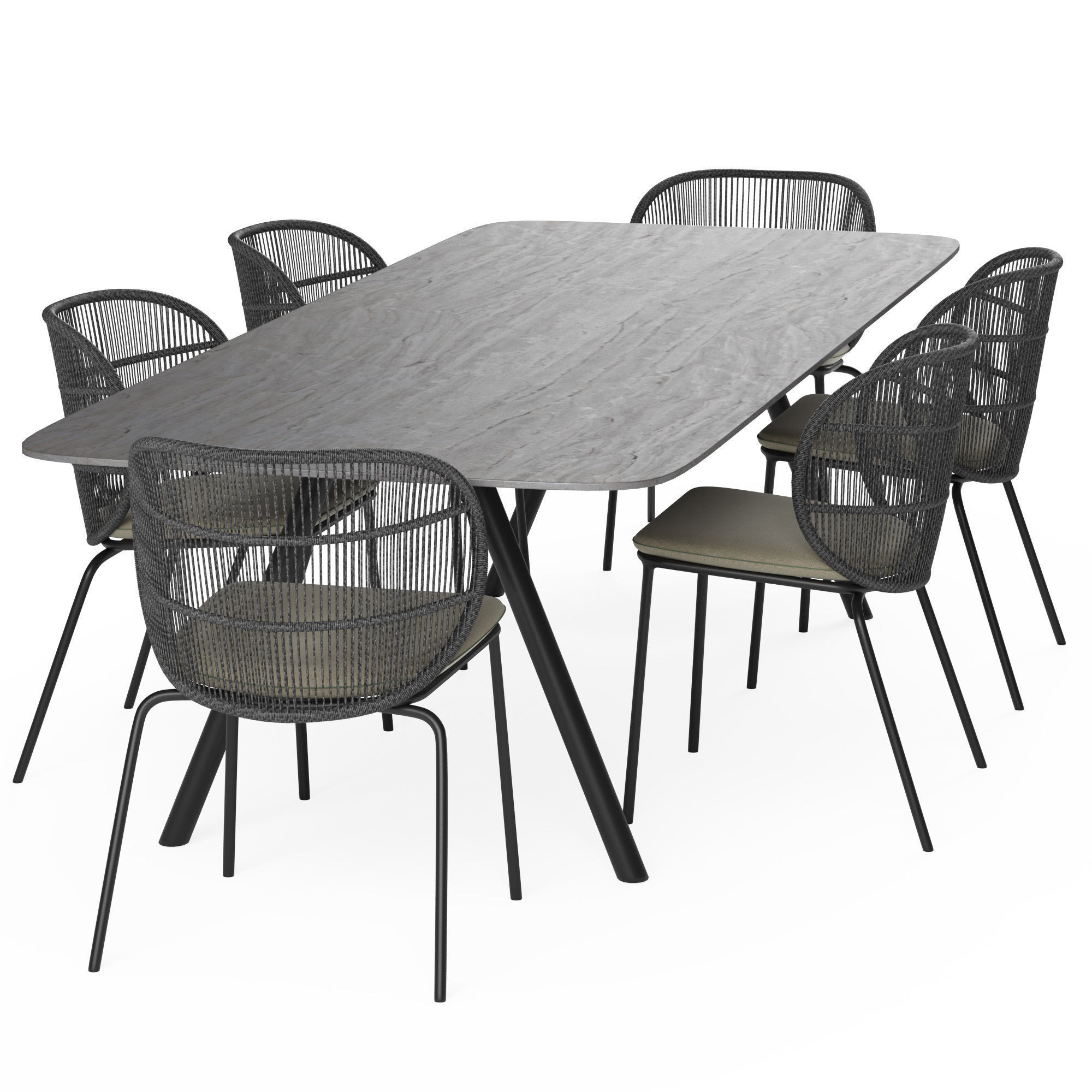 Kodo dining table 3D model | CGTrader