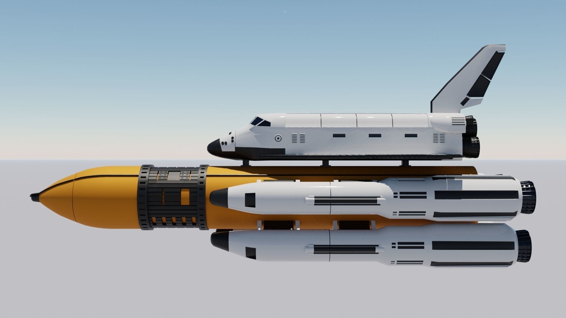3D model Space Shuttle 3D model VR / AR / low-poly | CGTrader