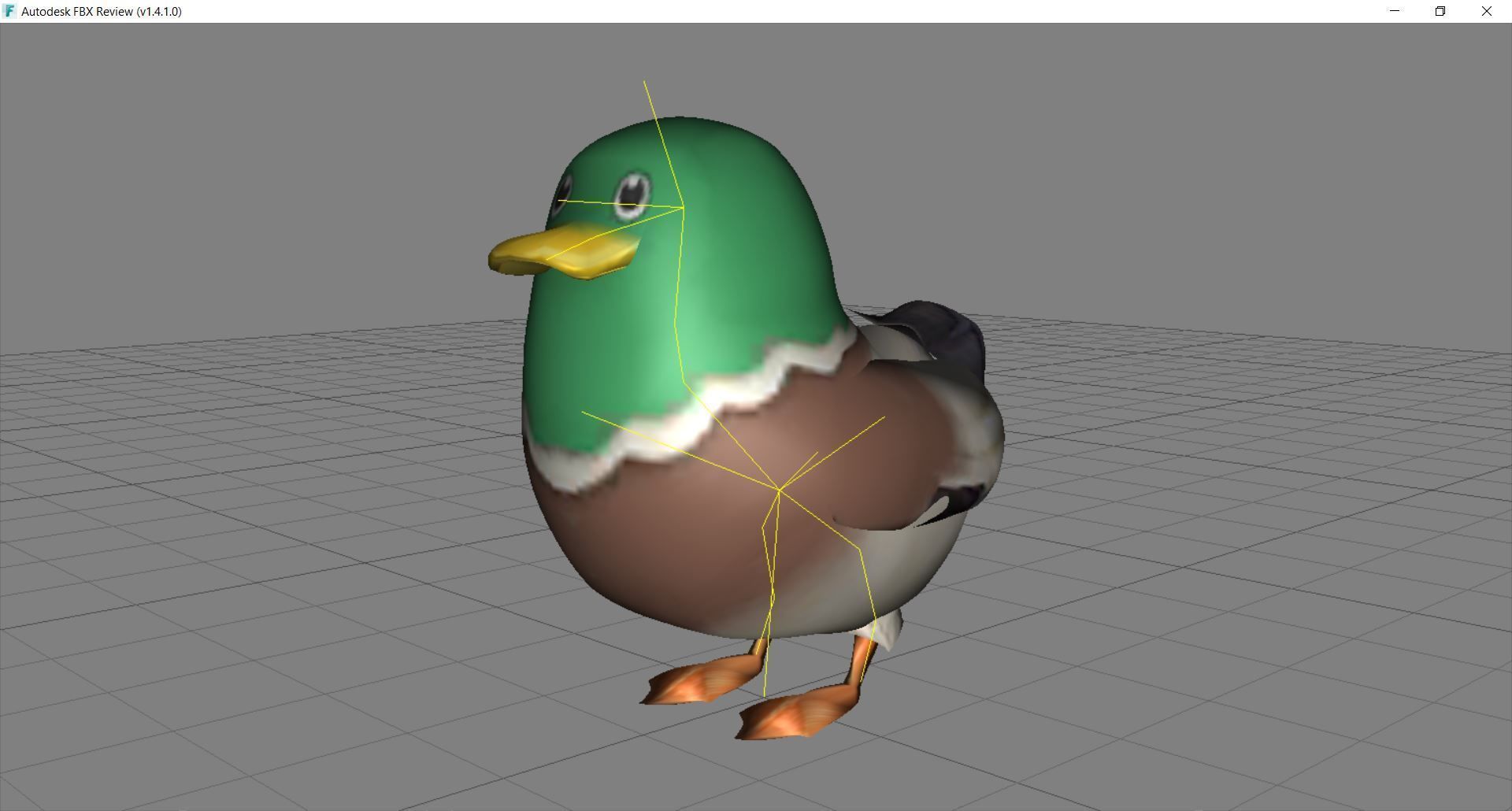 3D model Lowpoly Animal Cartoon - Duck VR / AR / low-poly | CGTrader