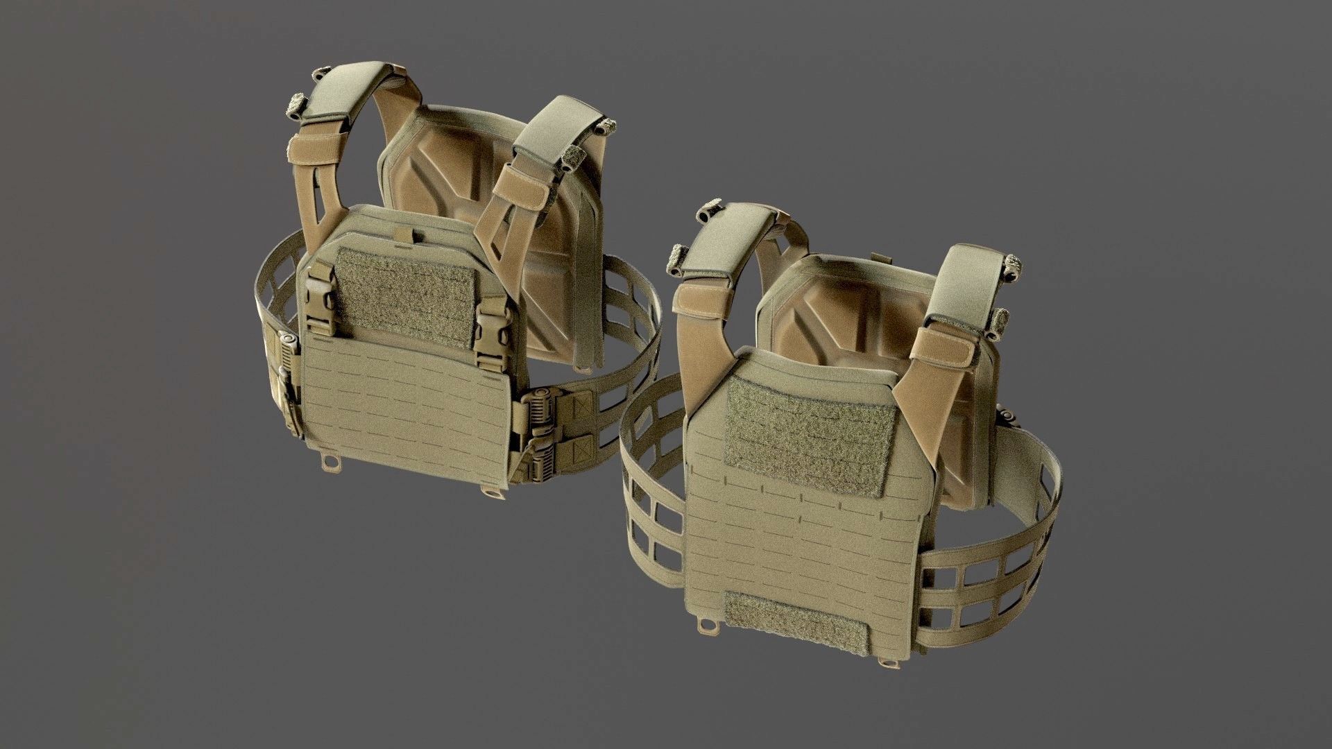 SOLDIER Bulletproof Vest 05 3D model | CGTrader
