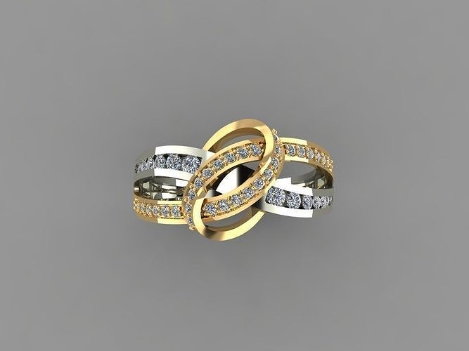 3D Print Ring Model 31 3D model 3D printable | CGTrader