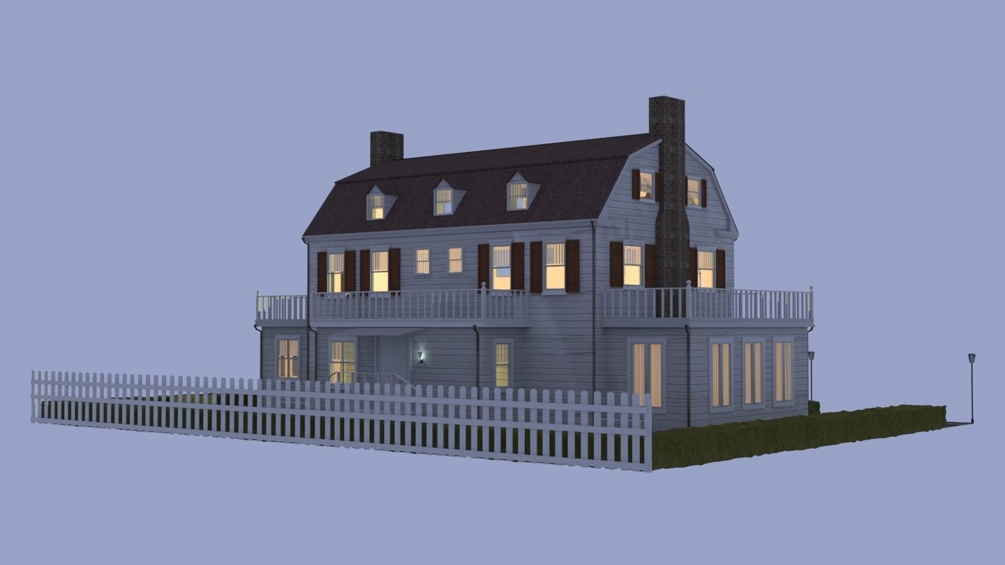 Amityvilles horror house from scary movie 3D model | CGTrader