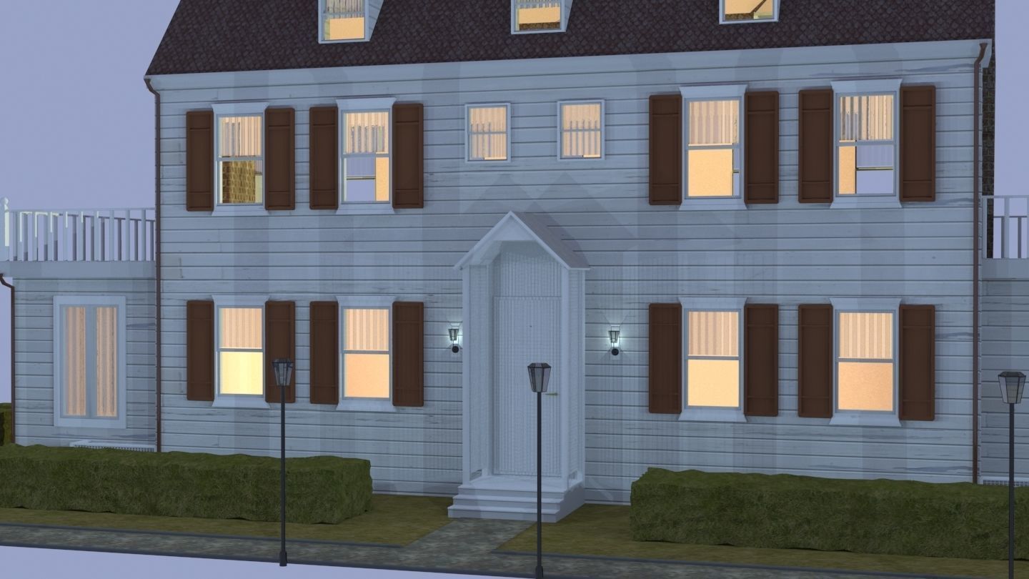 Amityvilles horror house from scary movie 3D model | CGTrader
