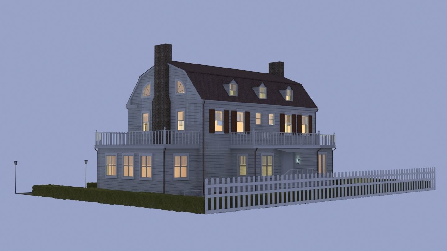 Amityvilles horror house from scary movie 3D model | CGTrader